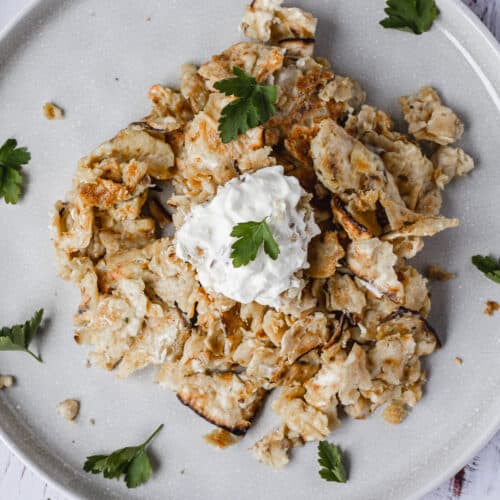 10 Minute Fried Matzo Brei Recipe