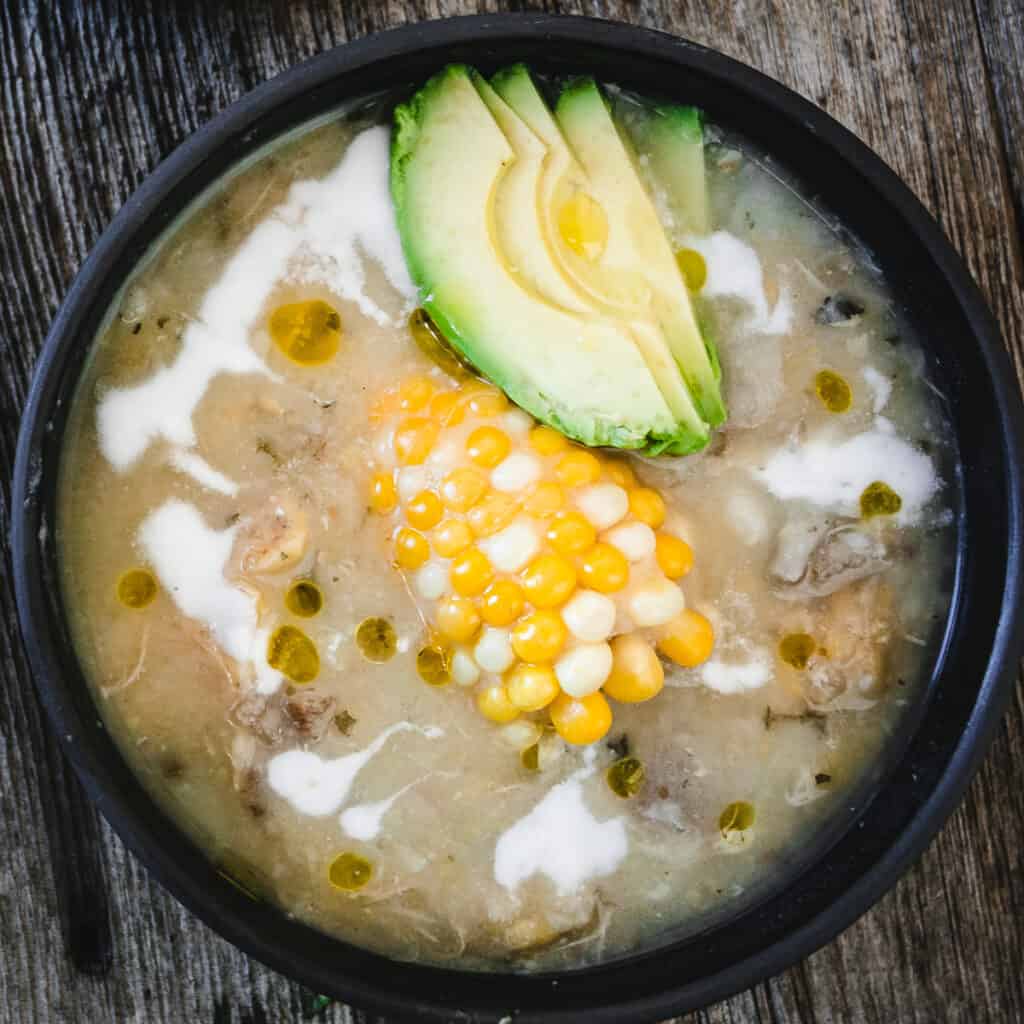 Ajiaco Colombiano Recipe (Traditional Chicken and Potato Soup)
