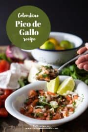 Colombian Empanada sauce, or how to make Easy Colombian Pico de Gallo ...