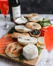Lox and Bagel Board for Brunch : At the Immigrant's Table