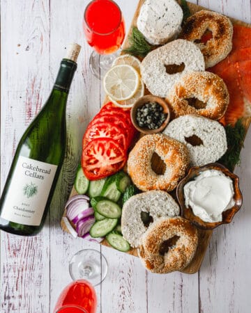 Lox and Bagel Board for Brunch : At the Immigrant's Table