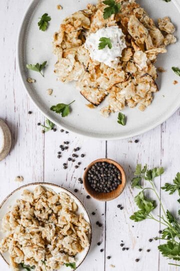 10 Minute Fried Matzo Brei Recipe
