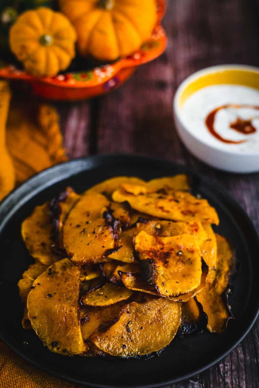 Baked Butternut Squash Chips Offer Healthy Snack Alternative
