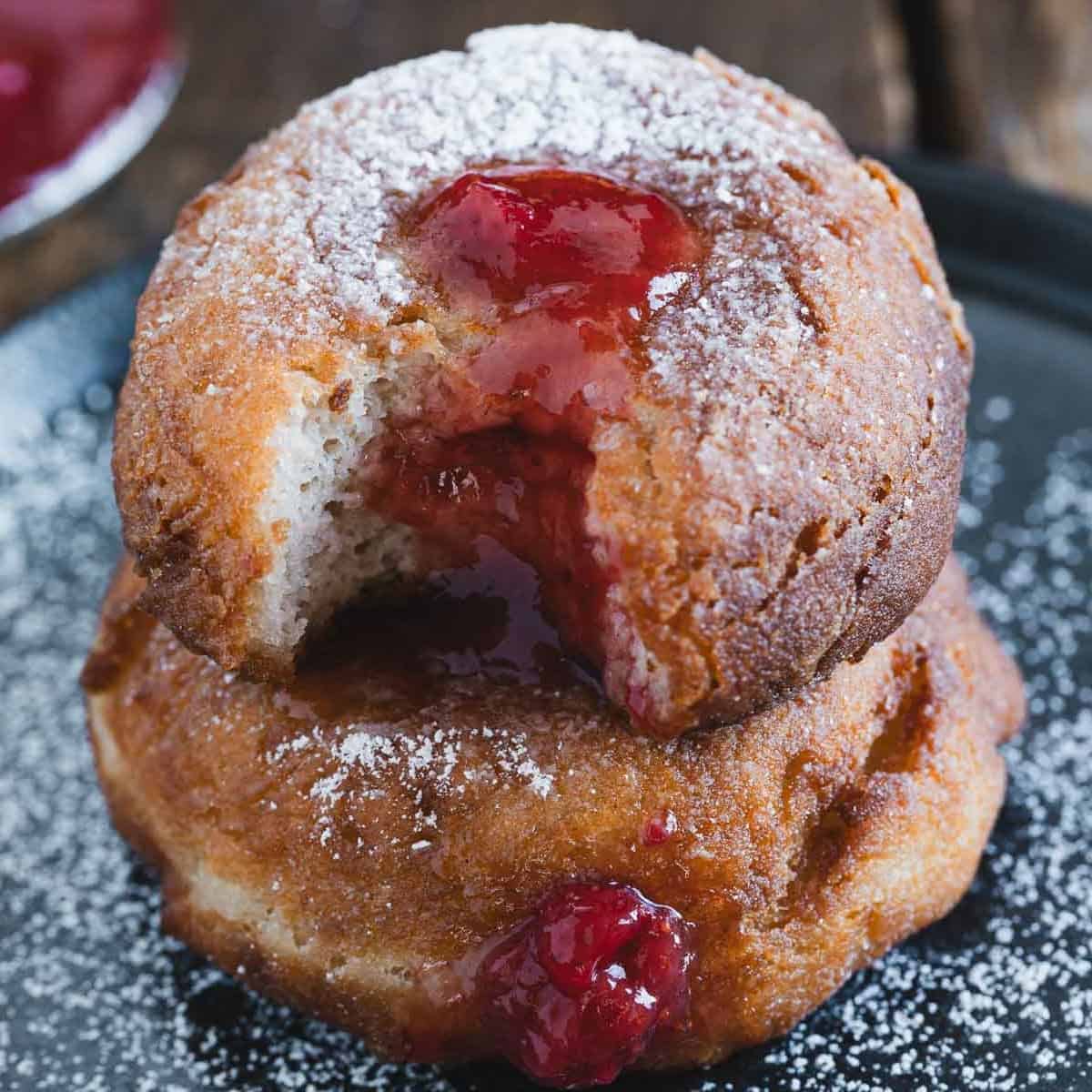 These Chunky Monkey Donuts are a special take on Hanukkah Chocolate ...