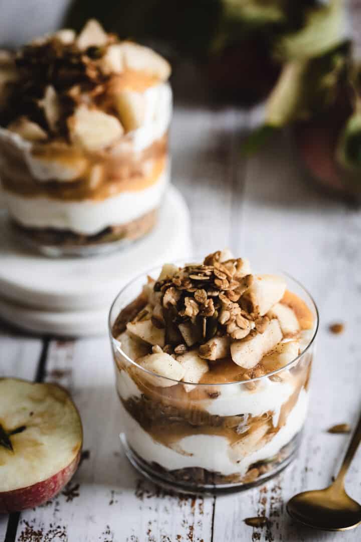Cinnamon Apple Yogurt Parfait Recipe : At the Immigrant's Table