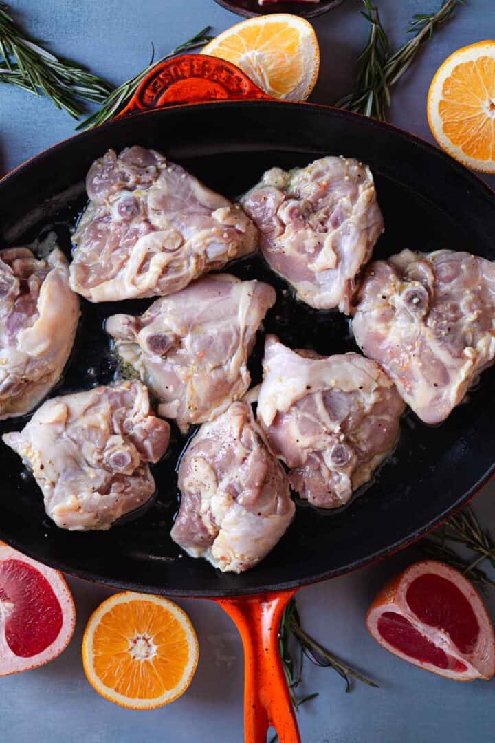 The Perfect Creamy Citrus Chicken With Rosemary : At the Immigrant's Table