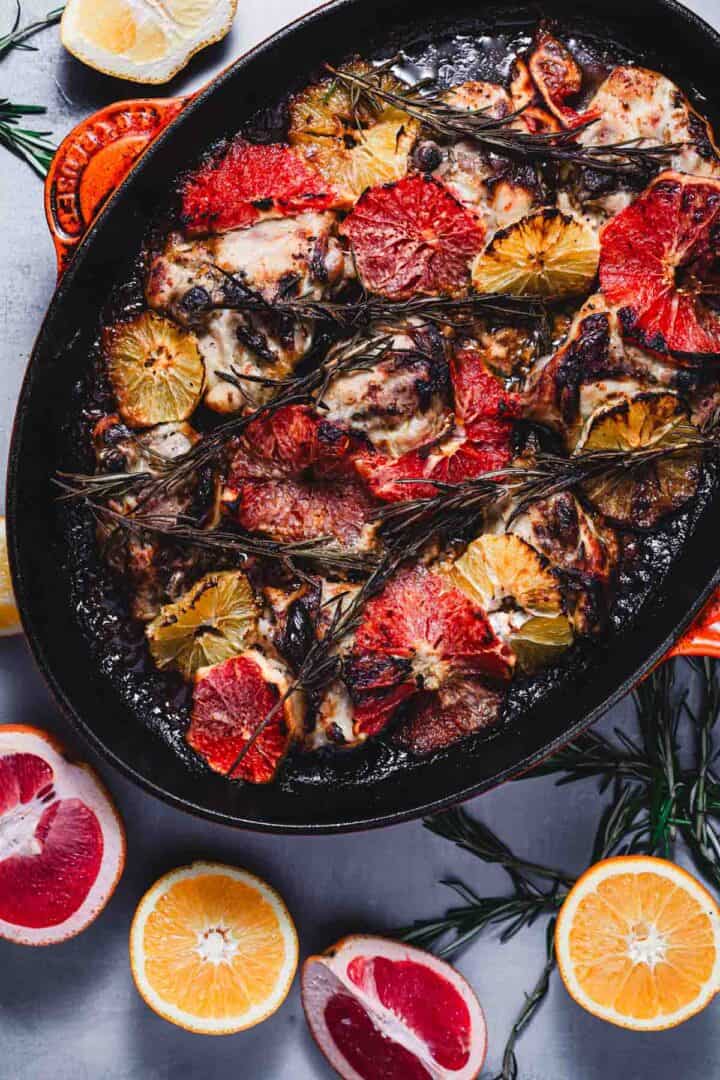 The Perfect Creamy Citrus Chicken With Rosemary : At the Immigrant's Table
