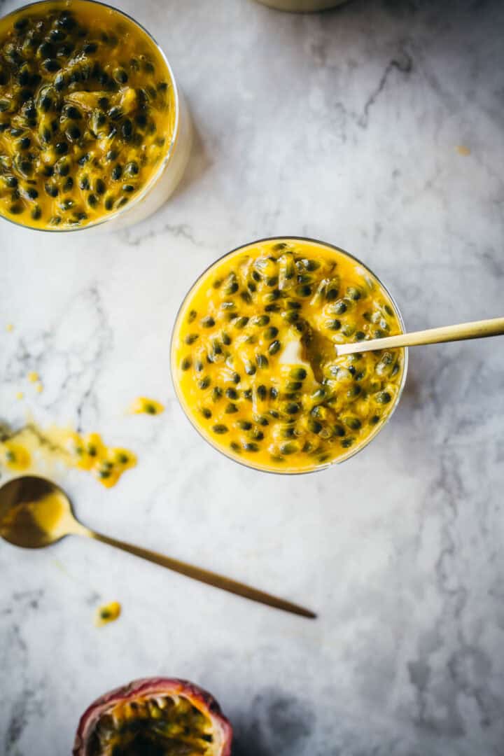 Brazilian Passion Fruit Mousse : At the Immigrant's Table