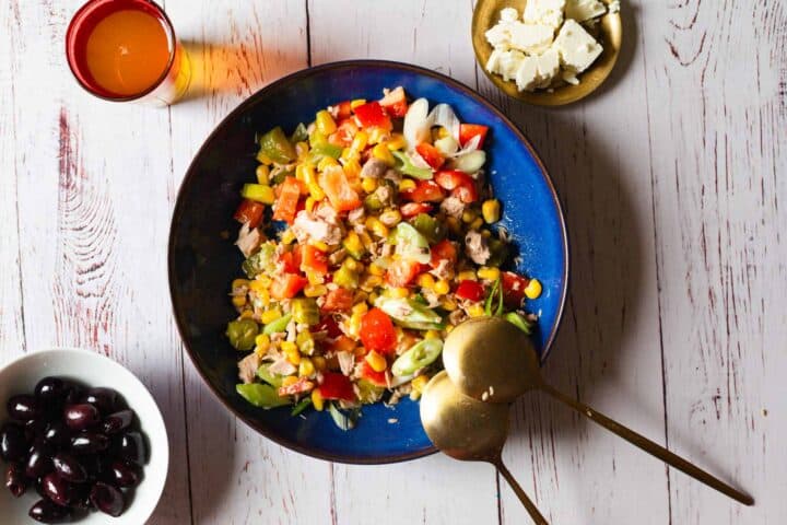 Israeli Tuna Salad With Pickles and Corn : At the Immigrant's Table