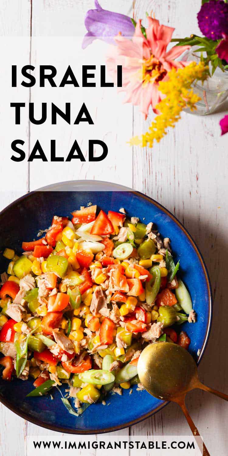 Israeli Tuna Salad With Pickles and Corn : At the Immigrant's Table