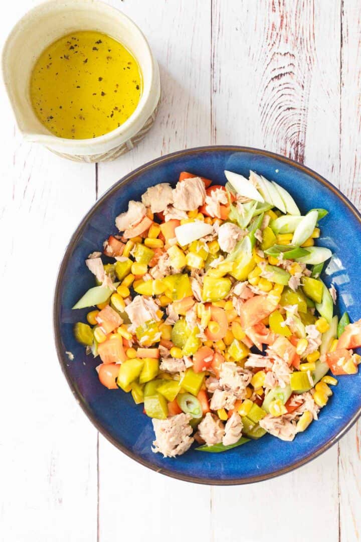 Israeli Tuna Salad With Pickles and Corn : At the Immigrant's Table