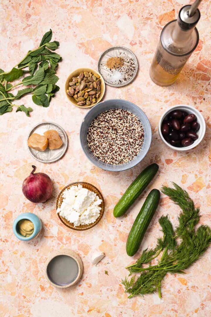 Quinoa Cucumber Salad with Preserved Lemon and Herbs : At the Immigrant ...