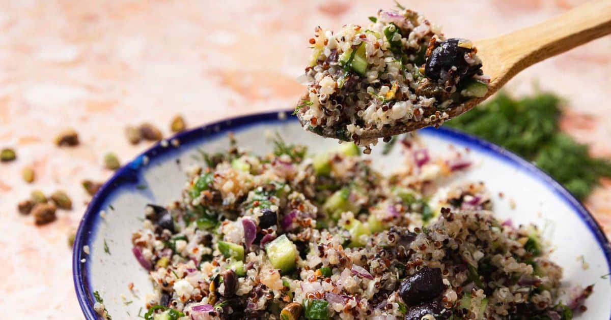 Quinoa Cucumber Salad with Preserved Lemon and Herbs : At the Immigrant ...