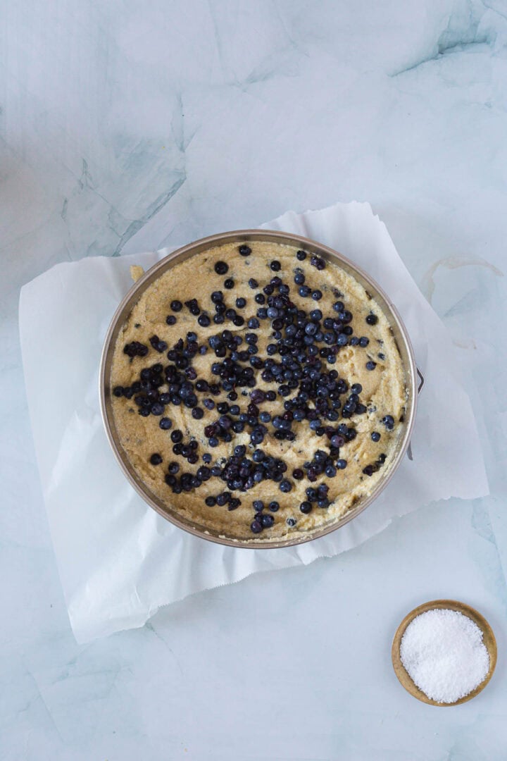 Blueberry Polenta Cake : At the Immigrant's Table